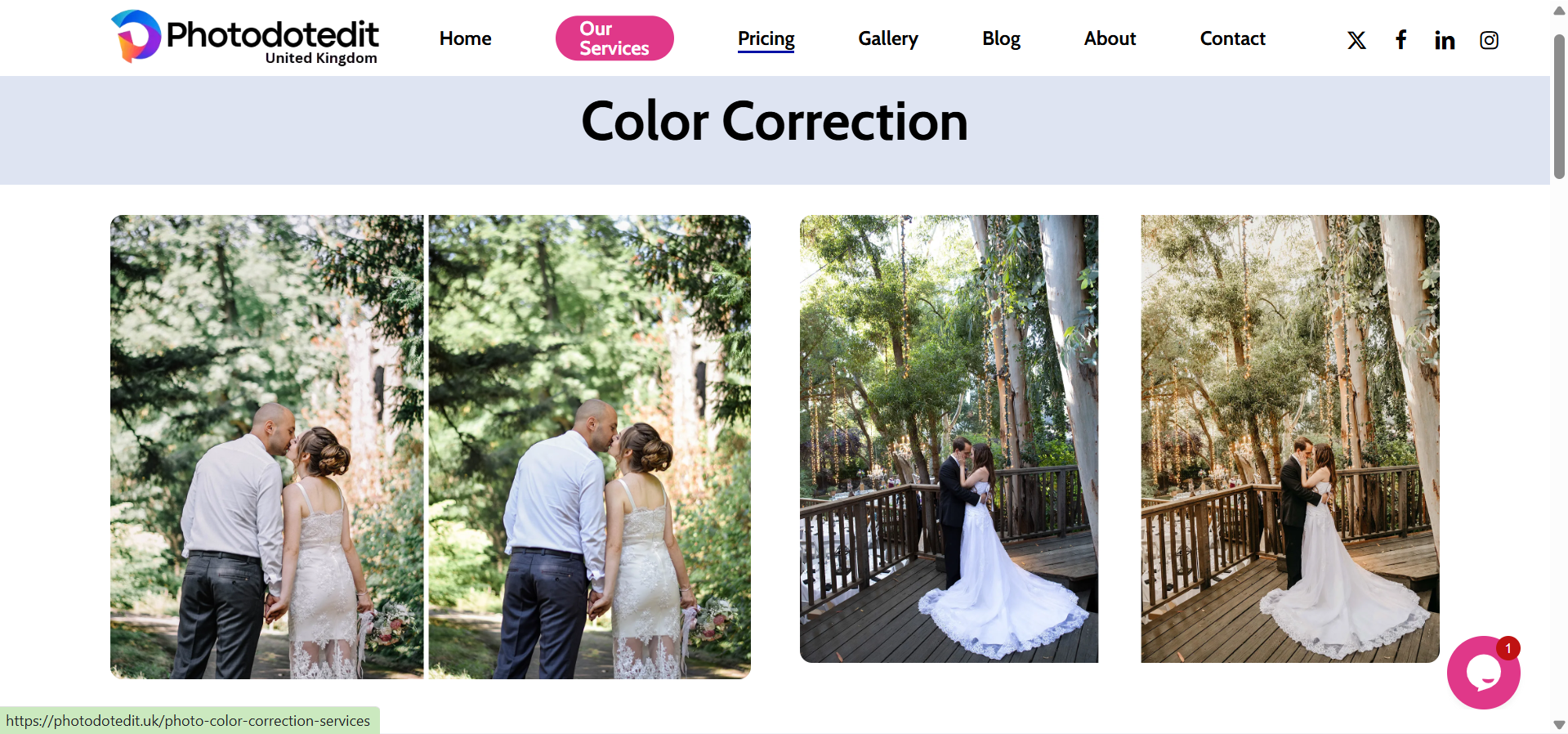 Photo Color Correction Services in UK, From $0.10